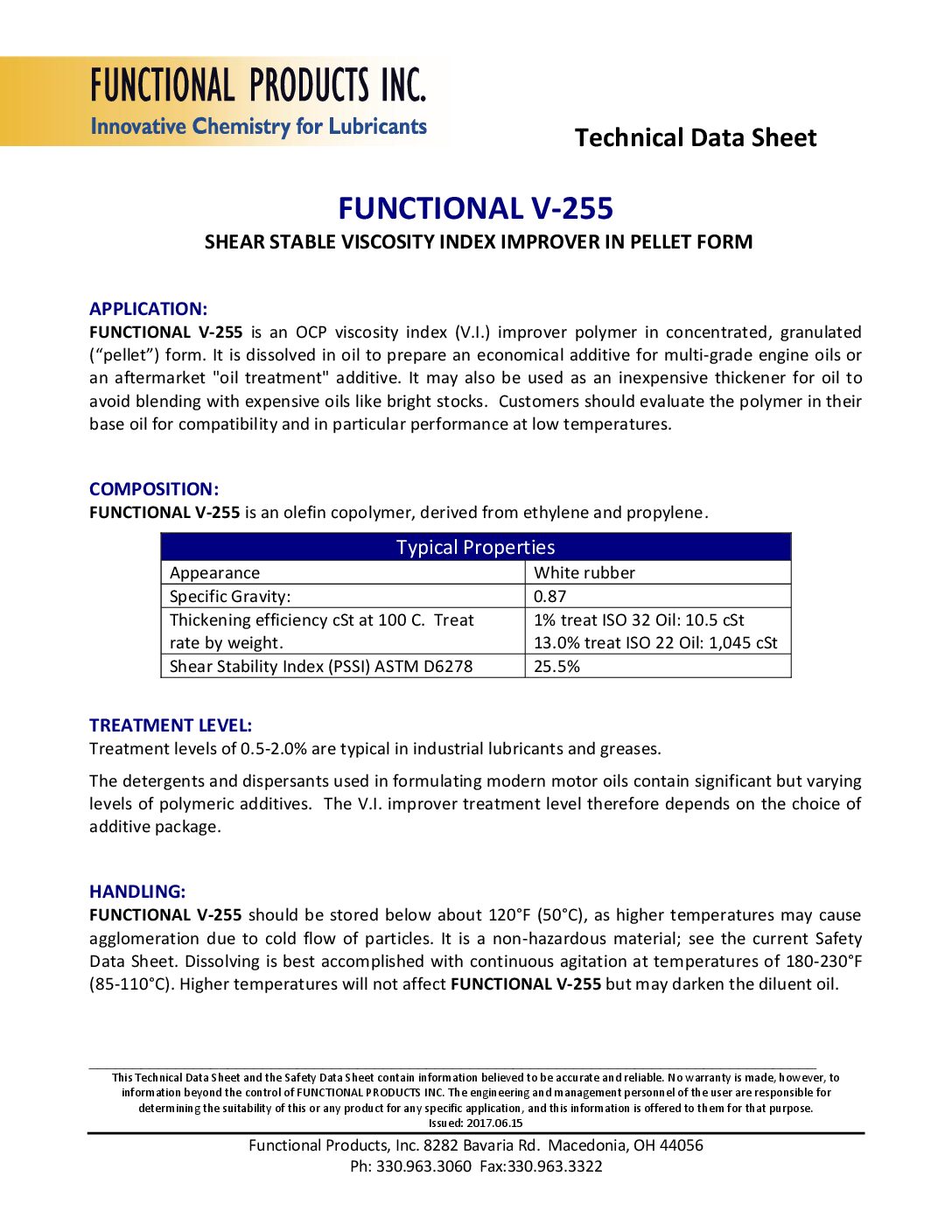 Document Library | Functional Products Inc.
